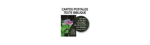 Cartes postales texte biblique - Éditions Cedis