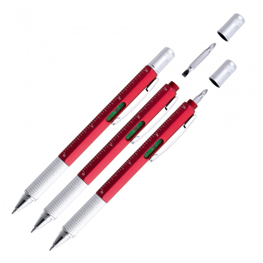 Stylo multi-outil rouge - Éditions Cedis