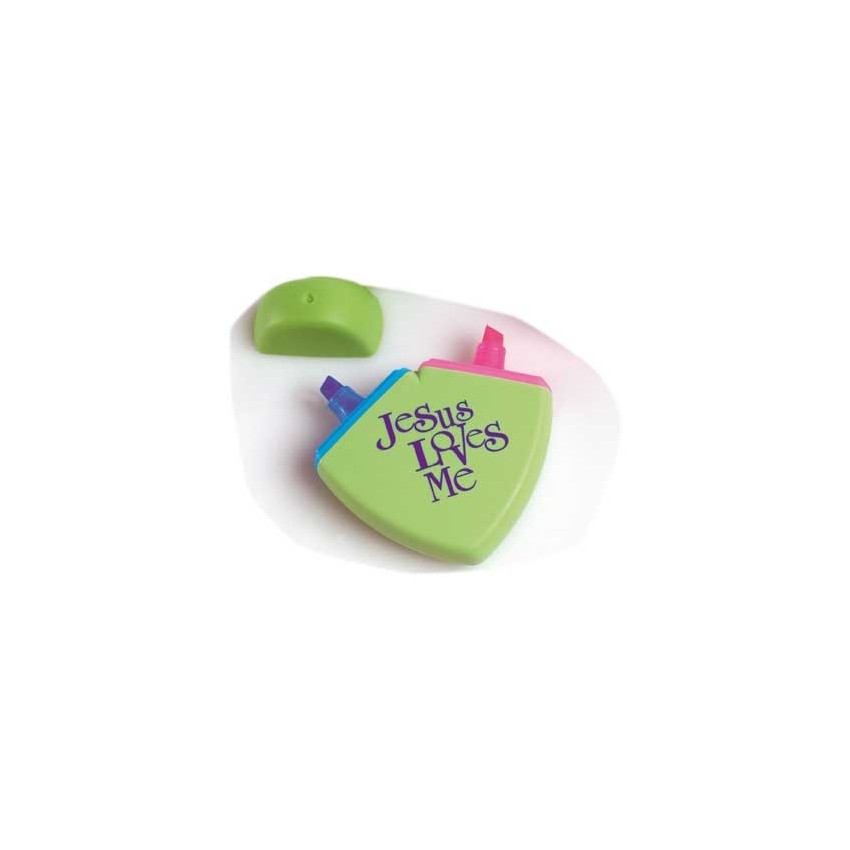 Surligneur forme coeur vert