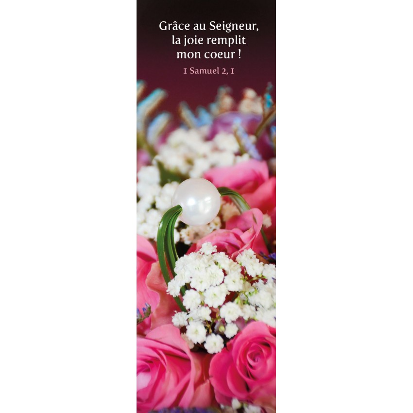 Signet Bouquet de roses avec une perle