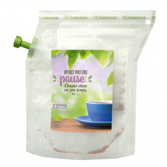 Sachet de préparation thé aux fleurs et fruits